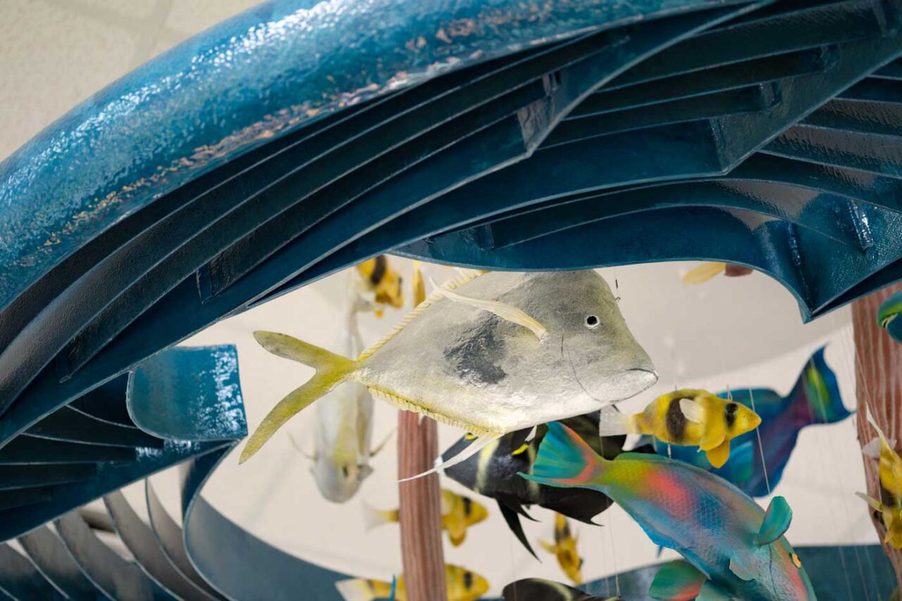Reeference - A Marine Life Installation Art Piece at Lantana Public Library